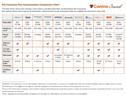 2025 Pet Insurance Comparison Charts: See Side-By-Side Coverage & Costs