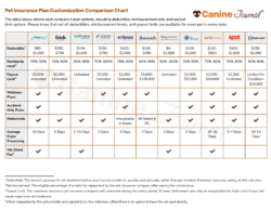 2025 Pet Insurance Comparison Charts: See Side-By-Side Coverage & Costs